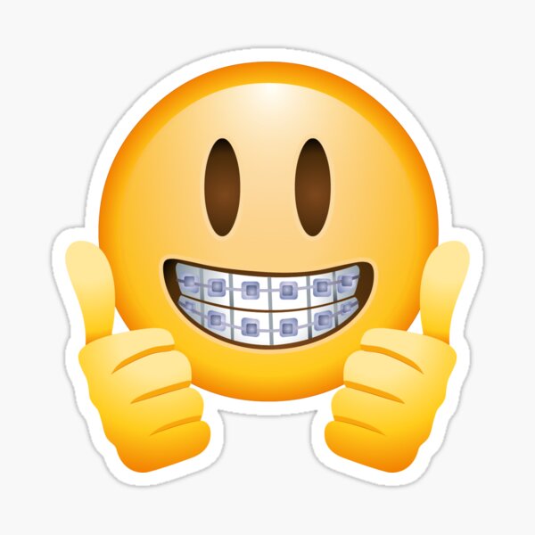 Braces Stickers | Redbubble