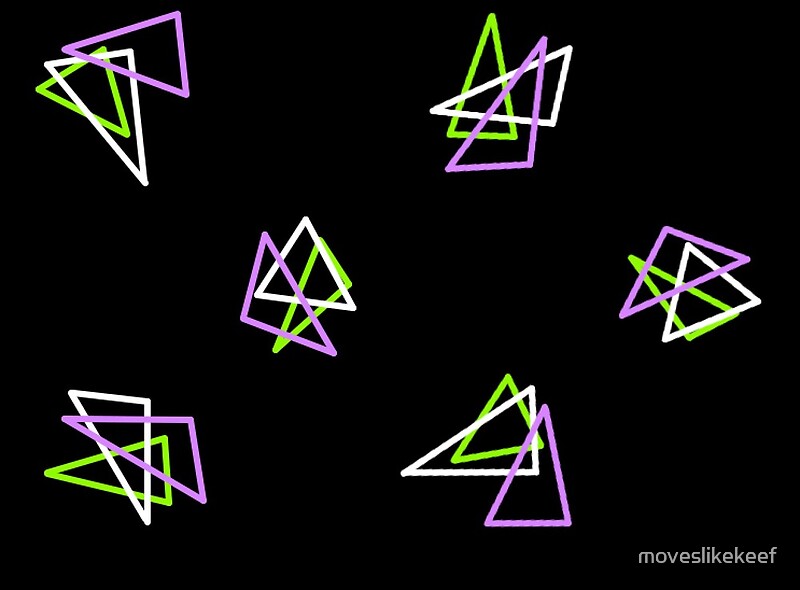 "Genderqueer Pride Triangle Pattern" by moveslikekeef | Redbubble