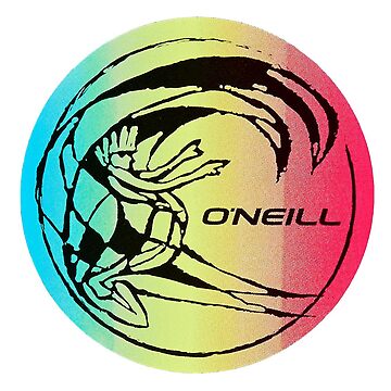 "Rainbow O'Neill" Sticker for Sale by botanicalbrooke | Redbubble