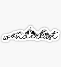 Wanderlust: Sticker | Redbubble