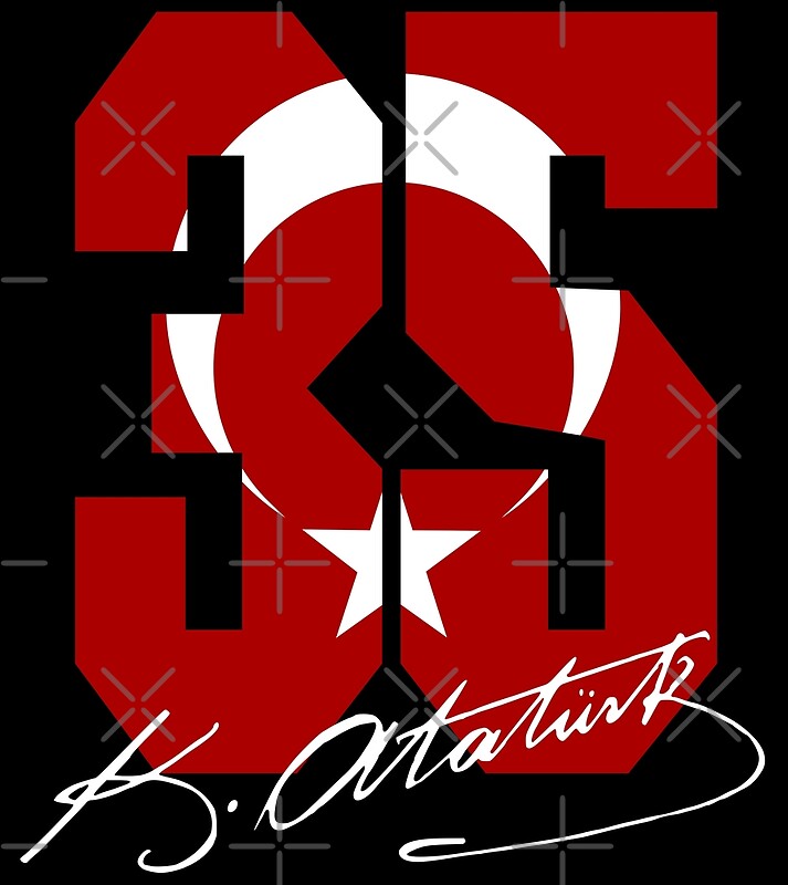 "Izmir 35 Turkey Mustafa Kemal Ataturk Imza" by emeksedesign | Redbubble