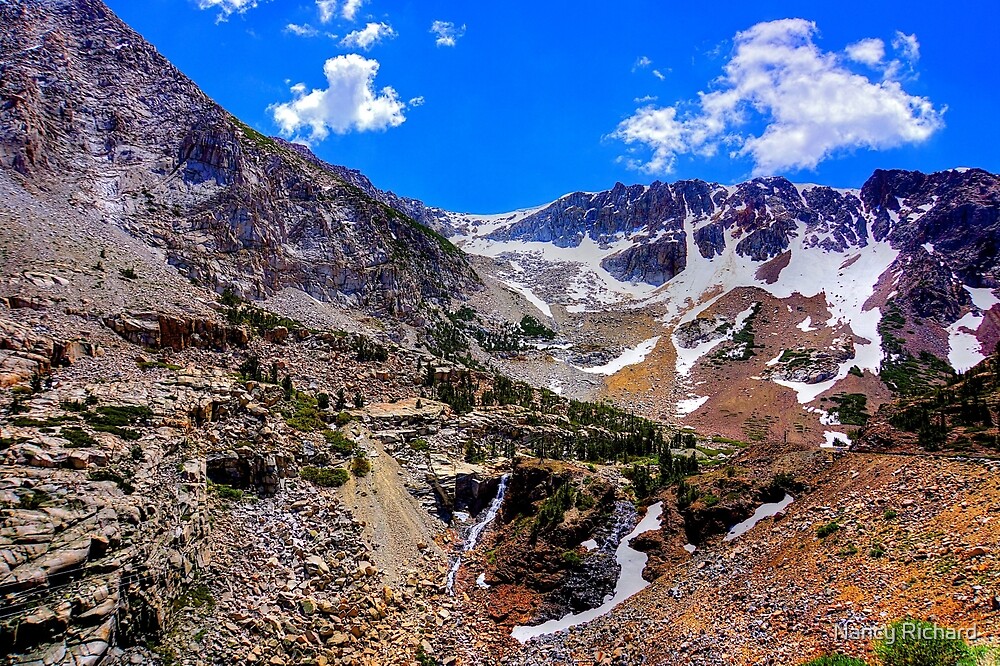 "Sierra Nevada mountain range" by Nancy Richard | Redbubble