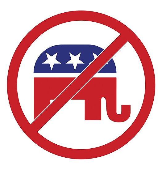 "No Republicans Vote Democrat" Poster by Democrat | Redbubble