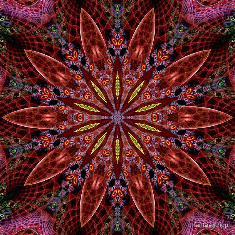 "Fractal Pattern Color Kaleidoscope 02" by fantasytripp | Redbubble
