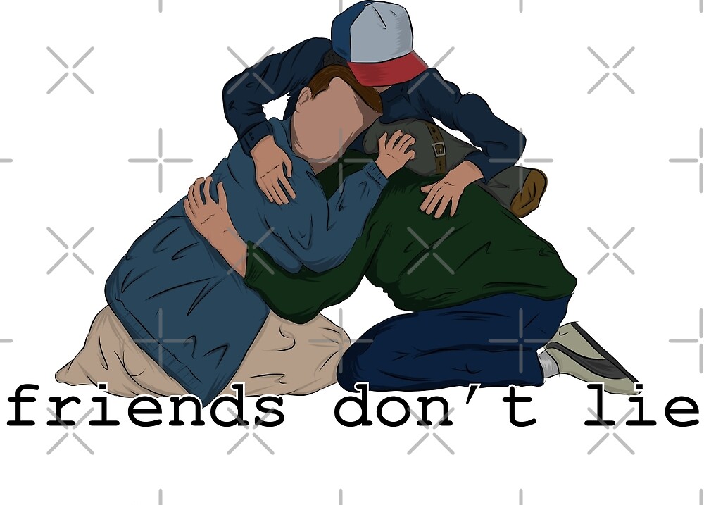 "Stranger Things Hug" by MrBr8side | Redbubble
