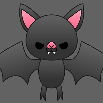 "kawaii bat" Poster for Sale by kittybox | Redbubble