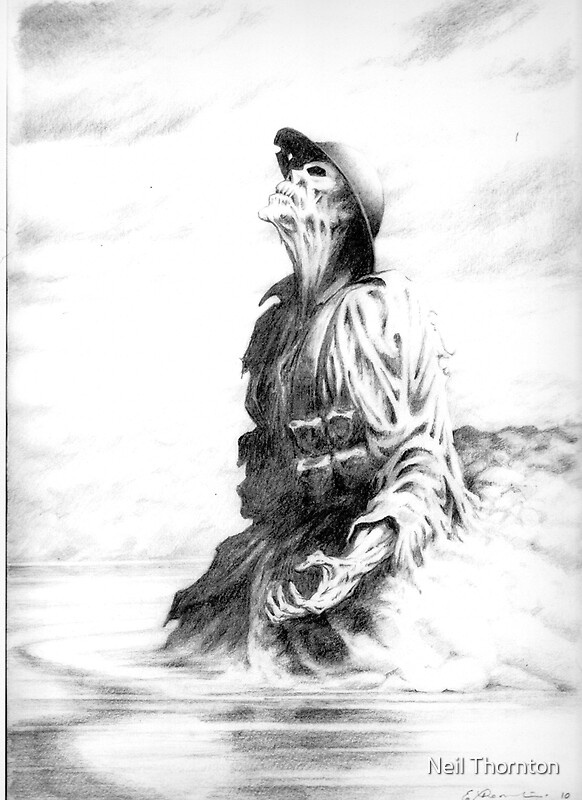"WW1 ZOMBIE DEAD SOLDIER" by Neil Thornton | Redbubble