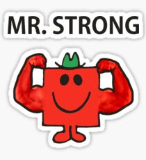 Mr Strong: Stickers | Redbubble