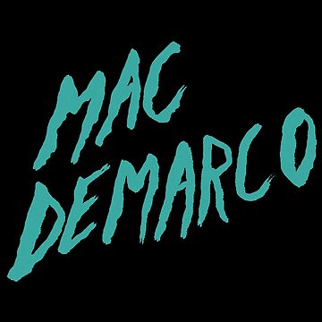 "Mac DeMarco logo" Sticker for Sale by Qeqertaq | Redbubble