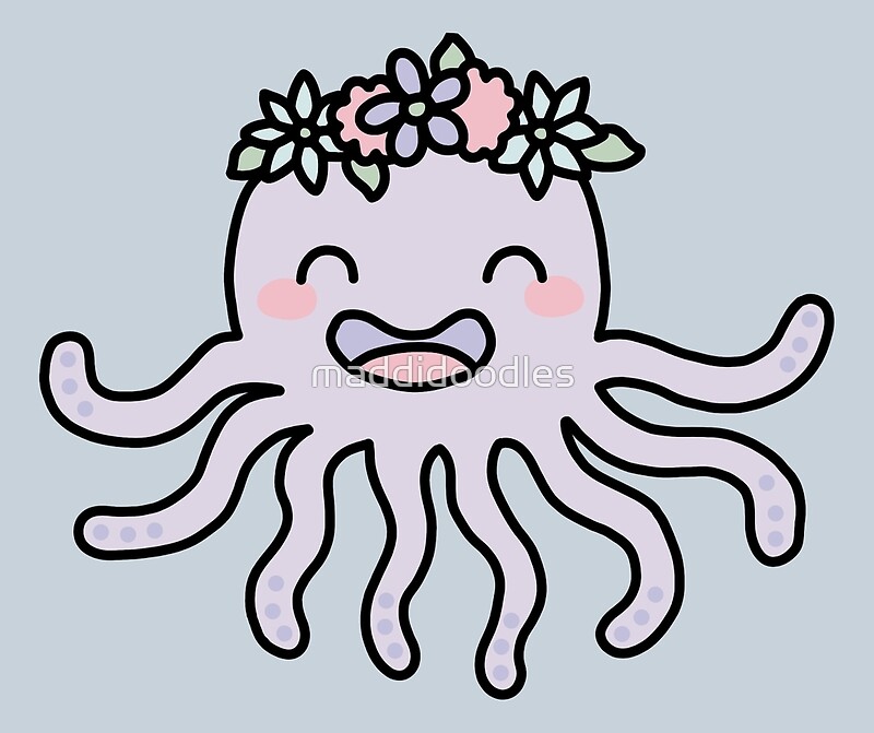 "Octopus Princess" by maddidoodles | Redbubble