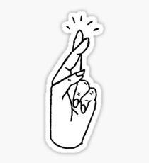 Fingers Crossed Stickers | Redbubble