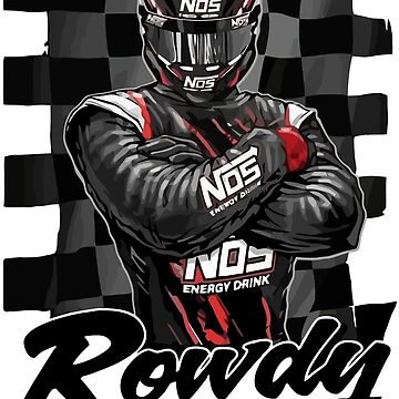 "Rowdy Busch 18" Sticker for Sale by jasonebergstrn | Redbubble