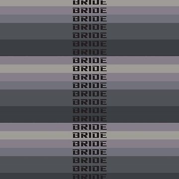 "BRIDE JDM MATERIAL" Duvet Cover for Sale by JDMShop | Redbubble