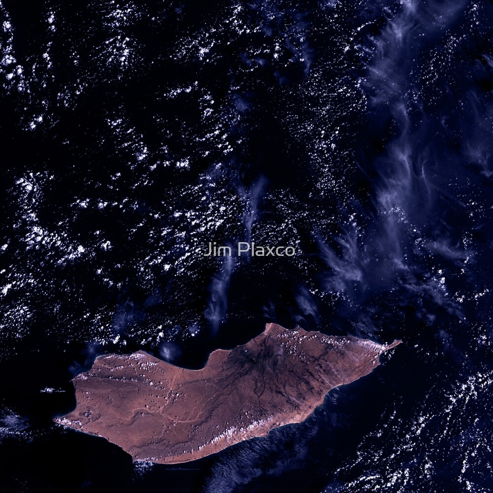 "Socotra Island Yemen Arabian Sea Satellite Image" by Jim Plaxco ...