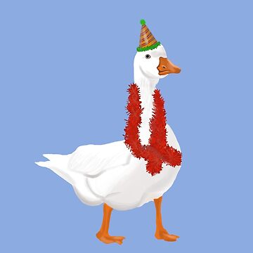 "Party Goose" Poster for Sale by SillyGooseCo | Redbubble