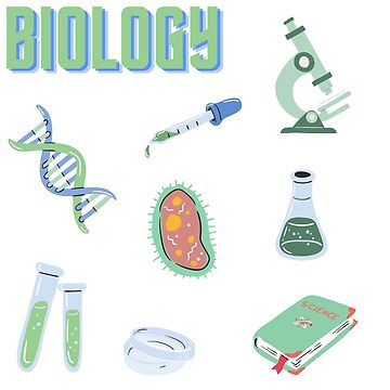 "Biology sticker pack" Sticker for Sale by Fulet | Redbubble
