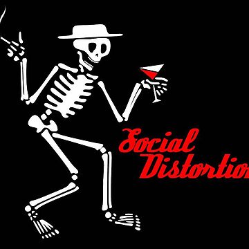 "Social Distortion" Sticker for Sale by Pilahdah | Redbubble