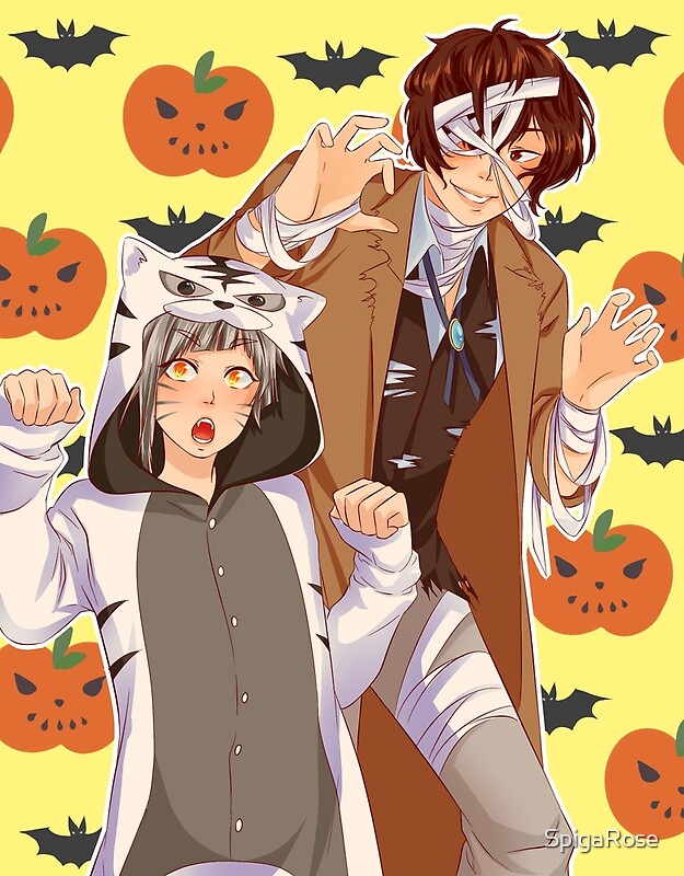"Halloween Dazai and Atsushi" by SpigaRose | Redbubble