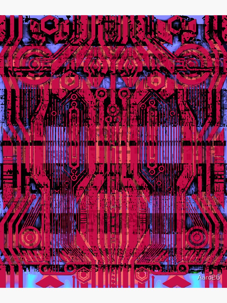 "Cyberpunk Pattern 14" Sticker by Aaro26 | Redbubble