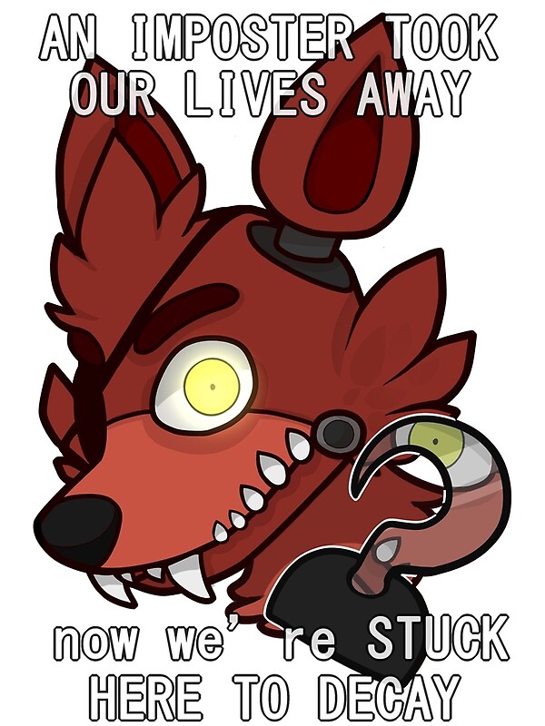 "Foxy (TEXT)" by Dylan Rae | Redbubble