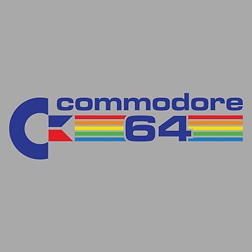 "Commodore 64 retro logo - blue version" Sticker for Sale by DzineMon ...