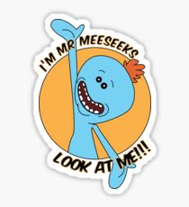 Mr Meeseeks: Stickers | Redbubble