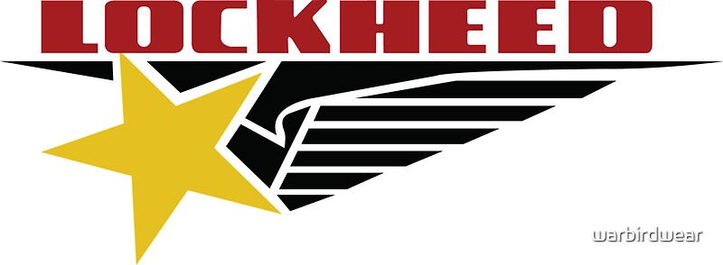 "Lockheed Logo Repro" Stickers by warbirdwear | Redbubble