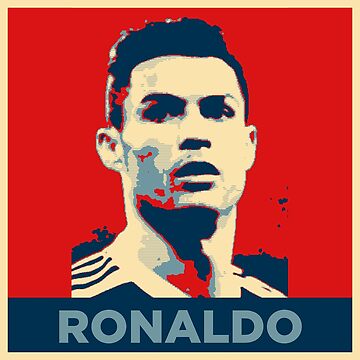 "Cristiano Ronaldo Obama Style" Poster for Sale by emzimerch1 | Redbubble