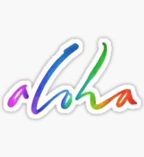 Aloha: Stickers | Redbubble