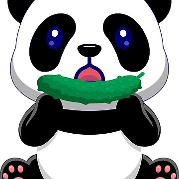 "panda eat pickle" Essential T-Shirt for Sale by Panda Oasis | Redbubble