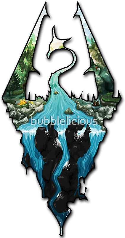 Skyrim Logo: Stickers | Redbubble
