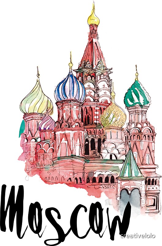 Moscow: Stickers | Redbubble