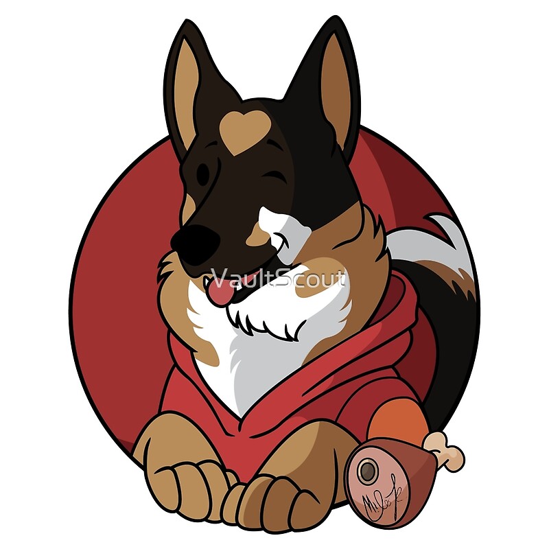 "RED Guard Dog" by VaultScout | Redbubble