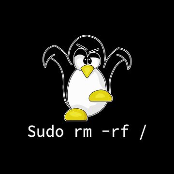 Sticker for Sale mit "Tux Linux Penguin Sudo Rm Rf Programmierer Entwickler Hacker" von tanalan ...