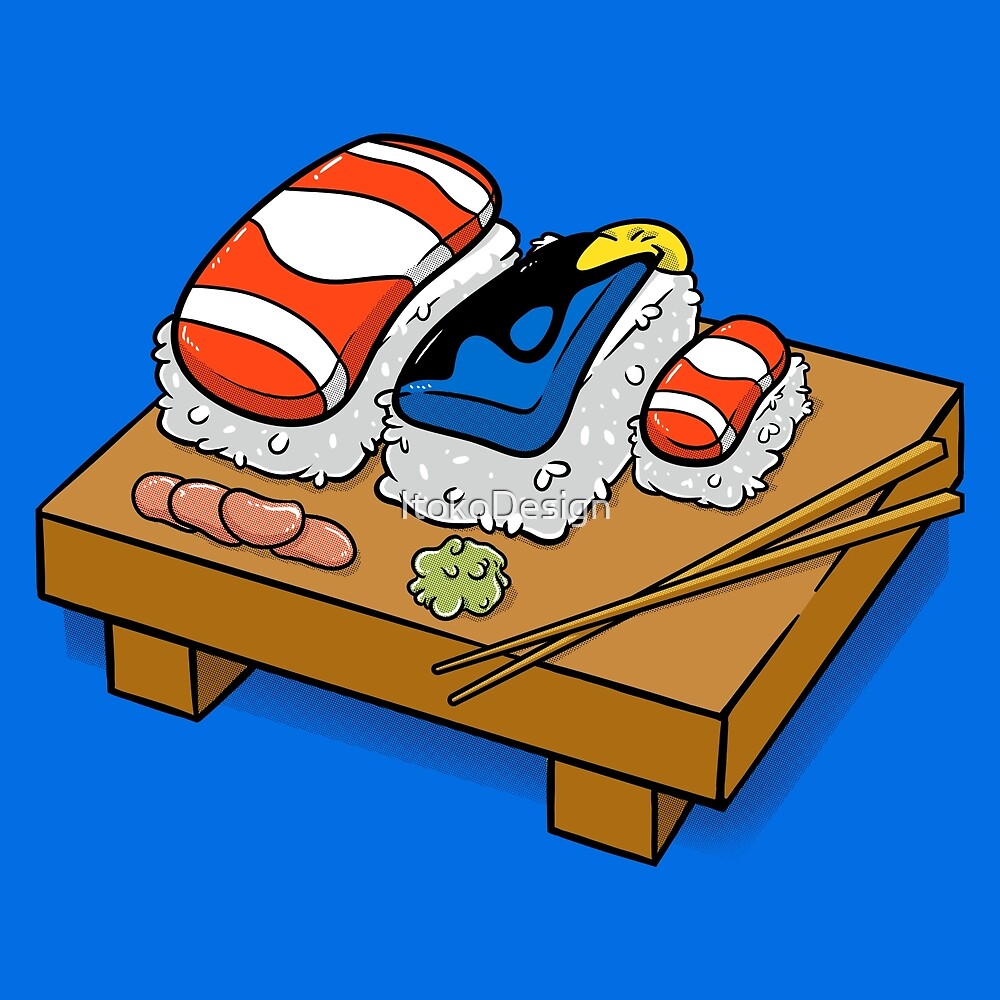 "Nemo Sushi" by ItokoDesign | Redbubble