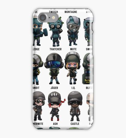 Rainbow Six Siege: iPhone Cases & Skins for 7/7 Plus, SE, 6S/6S Plus, 6 ...