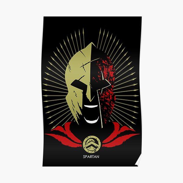 Spartan Warrior Posters | Redbubble