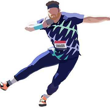 "Ryan Crouser" Poster for Sale by mappsart | Redbubble