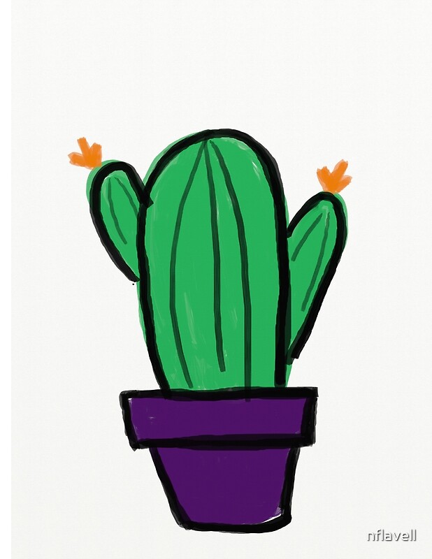 "Neville the Ugly Cactus" by nflavell | Redbubble
