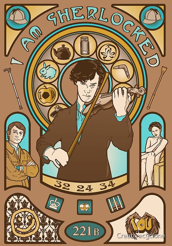"I Am Sherlocked" by Creativecyclone | Redbubble