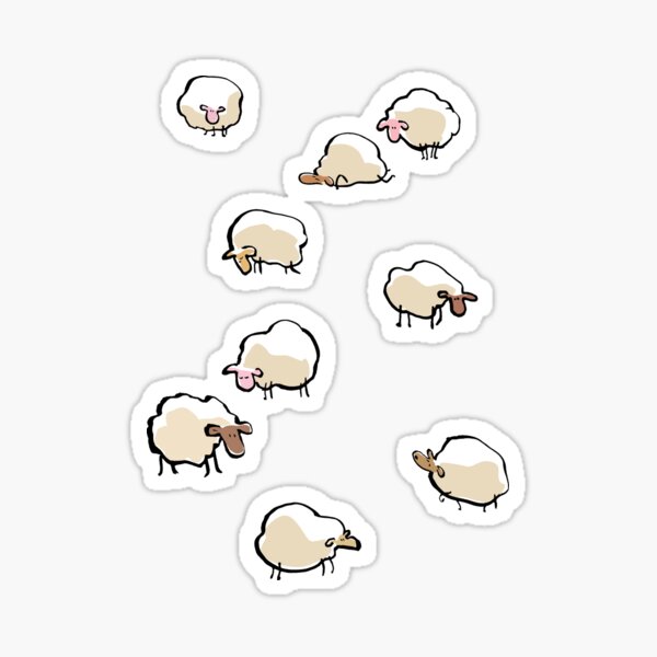 Sheep Stickers | Redbubble