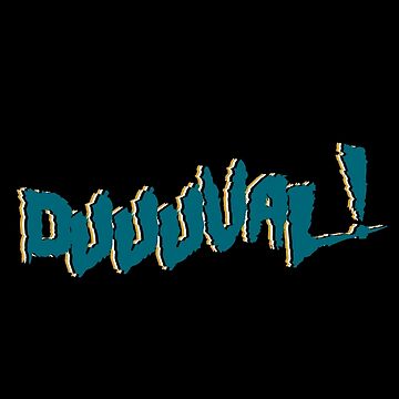 "DUUUVAL!" Sticker for Sale by DeadStadium | Redbubble