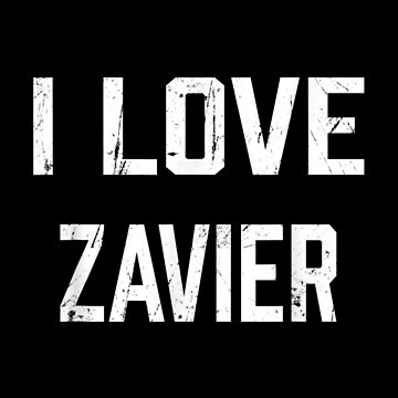 " Love Zavier Family Daughter Girl Baby Name" Art Board Print for Sale ...