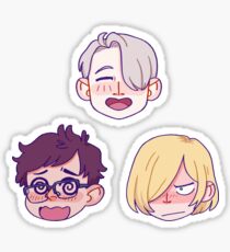 Yuri on Ice: Pegatinas | Redbubble