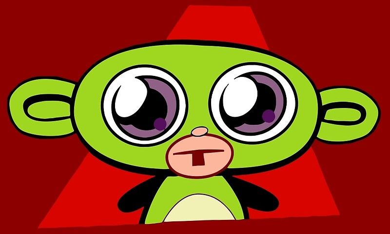 "Zim Monkey Painting" by nobodysays | Redbubble
