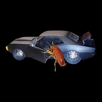 "cockroach getting into car meme" Metal Print for Sale by Introvertz ...