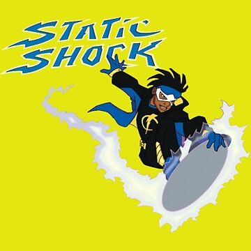 "Static Shock " Sticker for Sale by BalshKiver | Redbubble