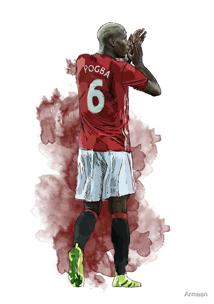 "Pogba Art" by Armaan | Redbubble