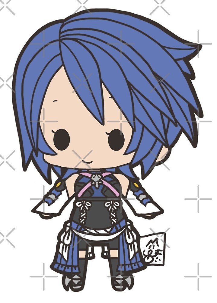 Aqua Chibi By Kingcael Redbubble