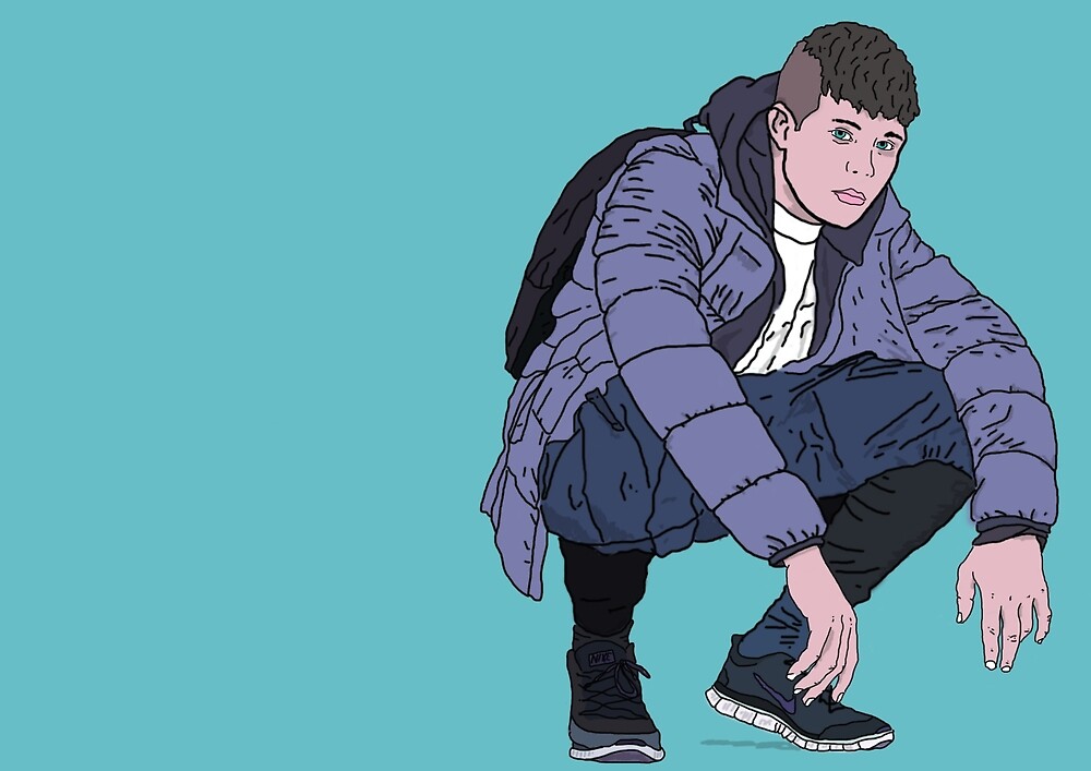 "yung lean crouch, ginseng strip" by meme-head | Redbubble